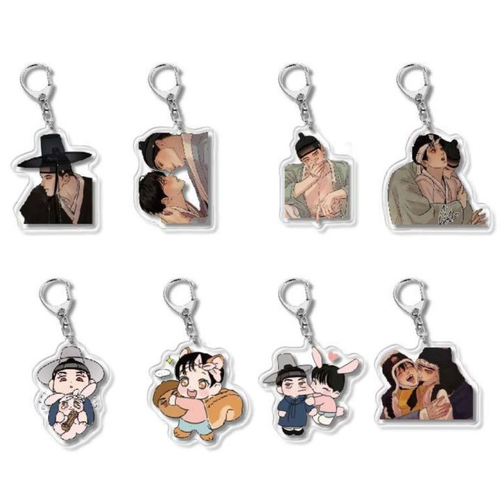 MONST Cartoon Figure Painter of The Night Keychain Korean Manga BL ...