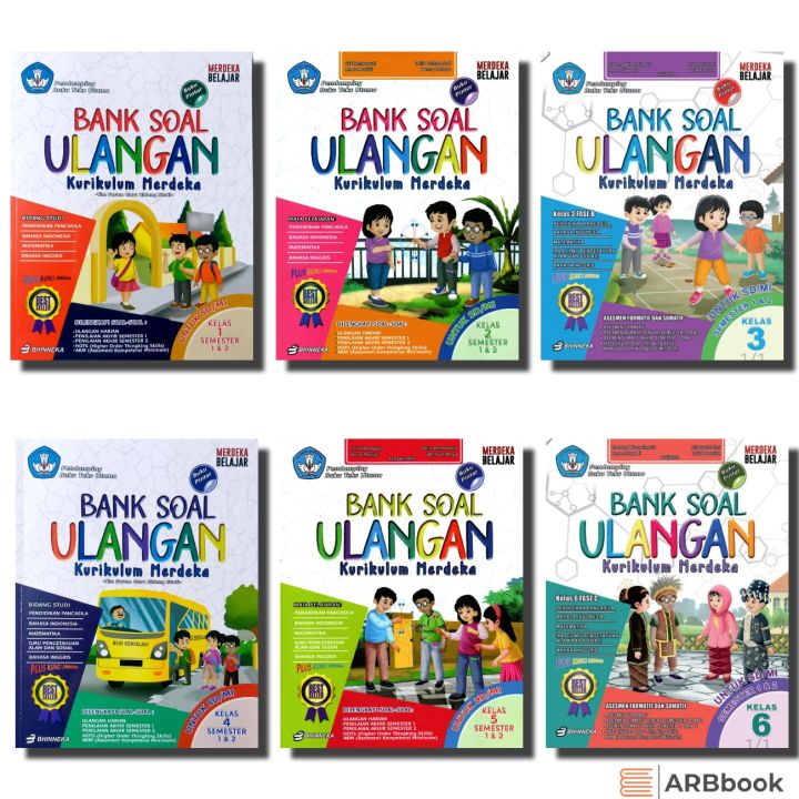 BUKU BANK SOAL ULANGAN KURIKULUM MERDEKA KELAS 1 S.D KELAS 5 SD (BESERTA KUNCI JAWABAN) | Lazada ...