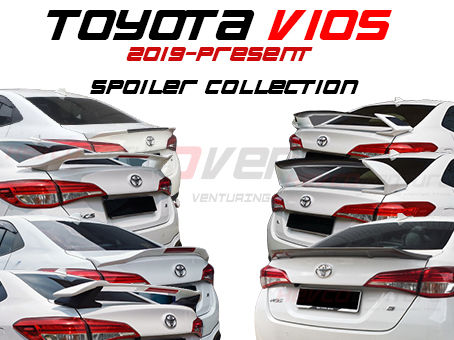 TOYOTA VIOS 2019-PRESENT SPOILER COLLECTION (NO PAINT) 2019 2020 2021 ...