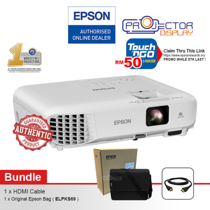 Epson EB-E01 / EB-E10 3600 Lumens 3LCD Projector / ViewSonic PA503SE 4000 Lumens DLP Projector ...