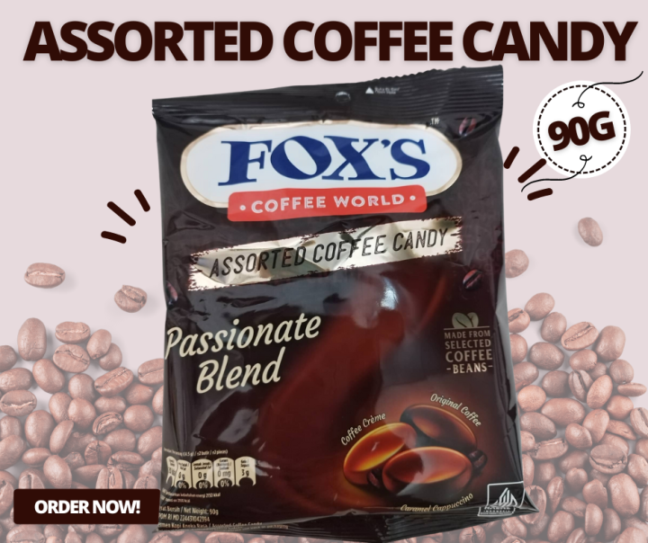 Fox's Crystal Clear Candy- assorted coffee candy 90 grams | Lazada PH