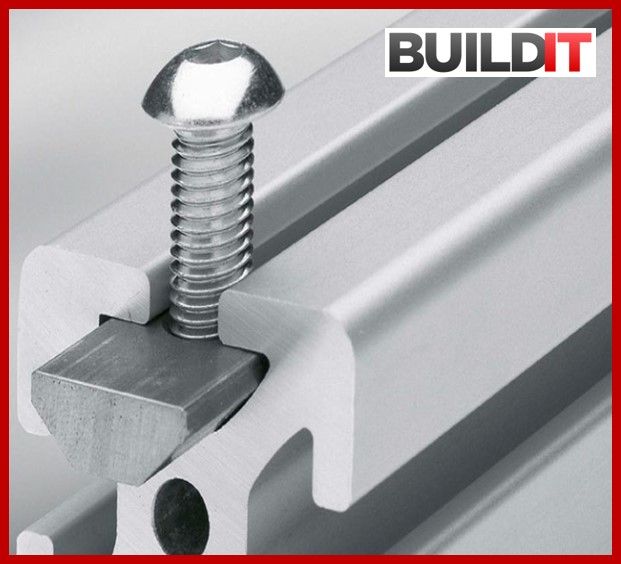 BuildIt Aluminum Profile Accessories T-NUTS, FLANED NUTS, T-STUDS / T ...