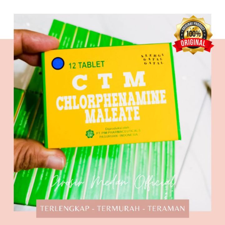 CTM OBAT ANTI ALERGI GATAL ANTIHISTAMIN | Lazada Indonesia
