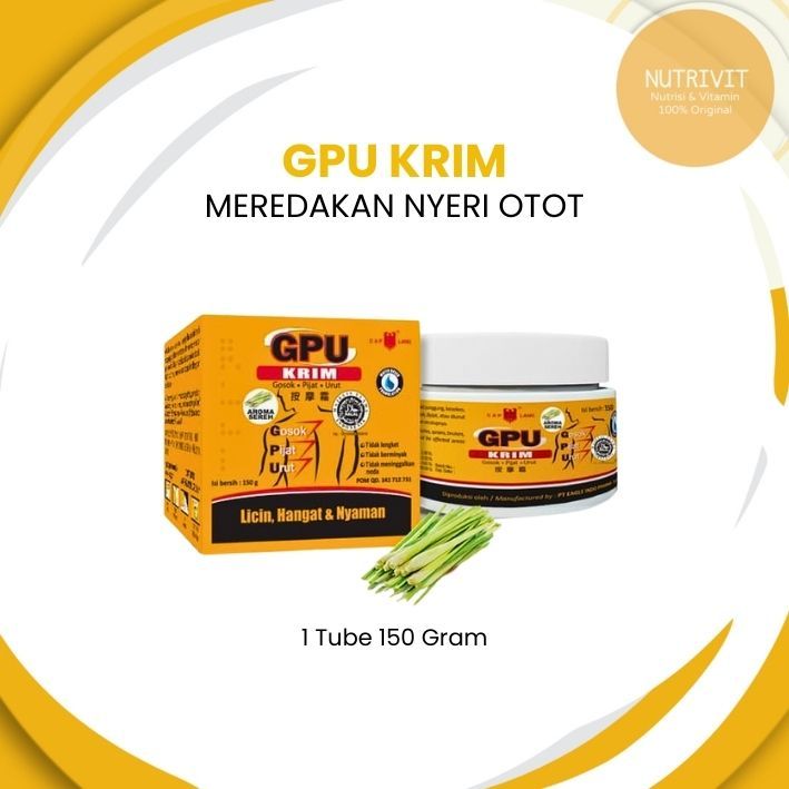 GPU Krim - 150 gram Balsem Gosok Pijat Urut | Lazada Indonesia