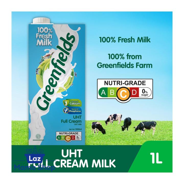Greenfields UHT Full Cream Milk 1L (Laz Mama Shop) | Lazada Singapore
