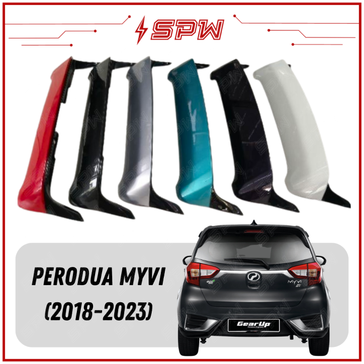 Perodua Myvi G3 (2018-2023) Gear Up Spoiler GU Rear Spoiler MG3 ABS ...