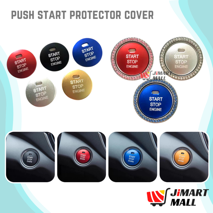 PUSH START PROTECTOR COVER Universal Engine Auto Start Stop Keyless ...