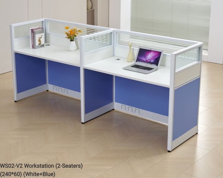WS02 V2 Workstation (2-Seaters) (240*60) (Drawer is not Included ...