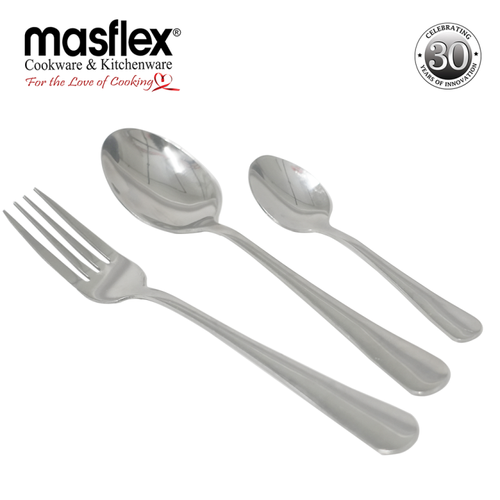 Masflex 12 Piece Elvira Stainless Steel Cutlery Set | Lazada PH