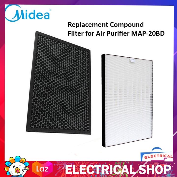 Midea Replacement Compound Filter For Air Purifier MAP-20BD | Lazada