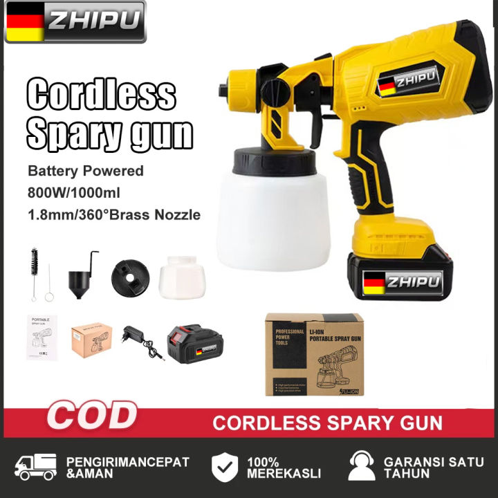 ZHIPU Pistol semprot Pistol semprot cat Spray Gun Penyemprot Cat Pistol ...