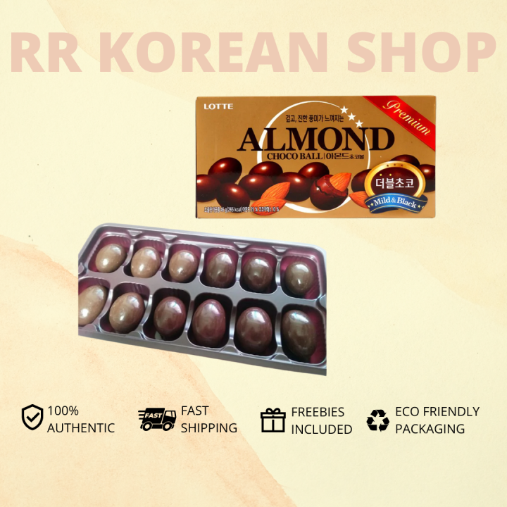 [AUTHENTIC] Lotte Almond Choco Ball PREMIUM 46g | Lazada PH