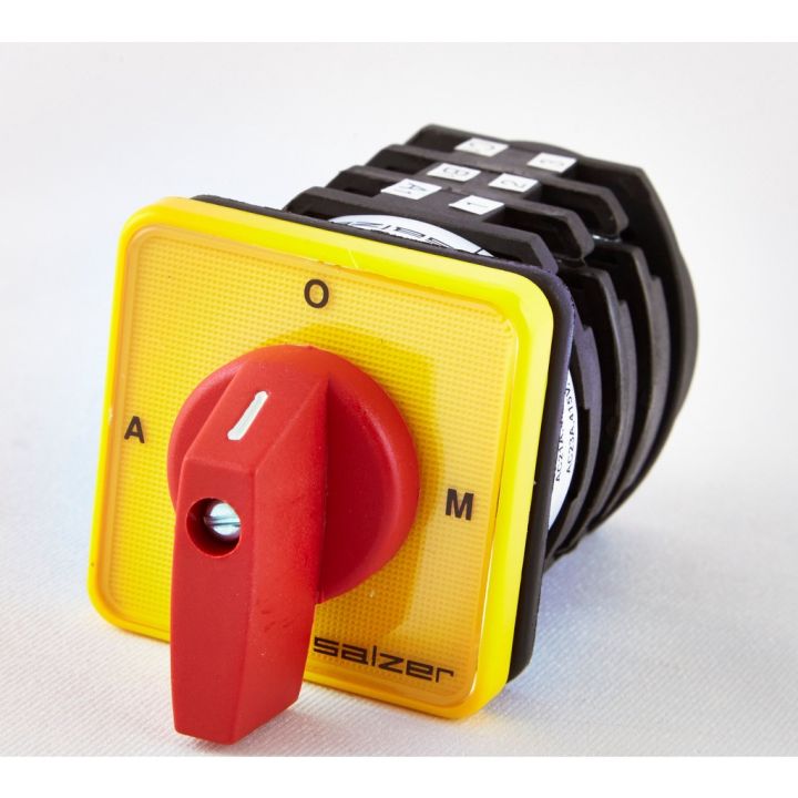 SALZER 16A CHANGEOVER SELECTOR SWITCH , 1-0-2 / A-O-M , 1Pole , 3Pole ...
