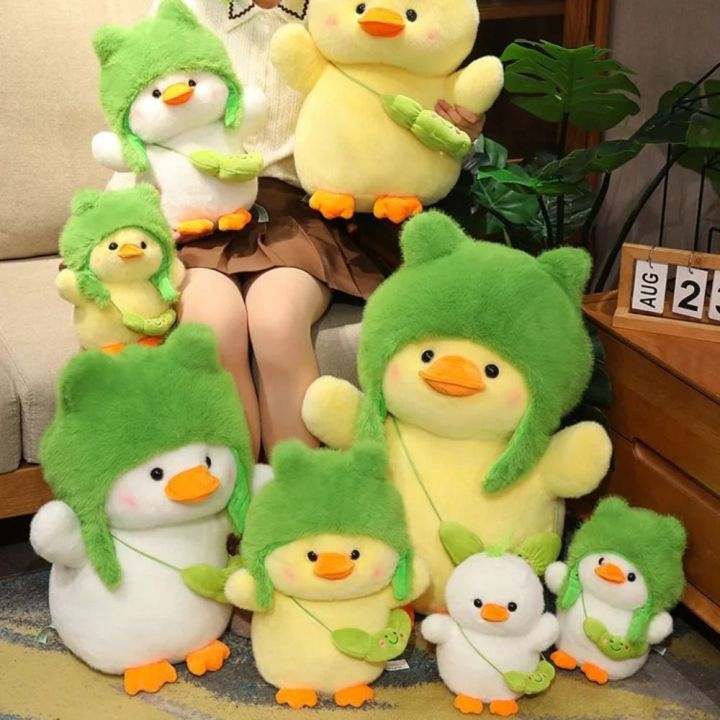 TANFU PP Cotton Outing Duck Plush Toys Soft Ornament Spring Outing Duck ...