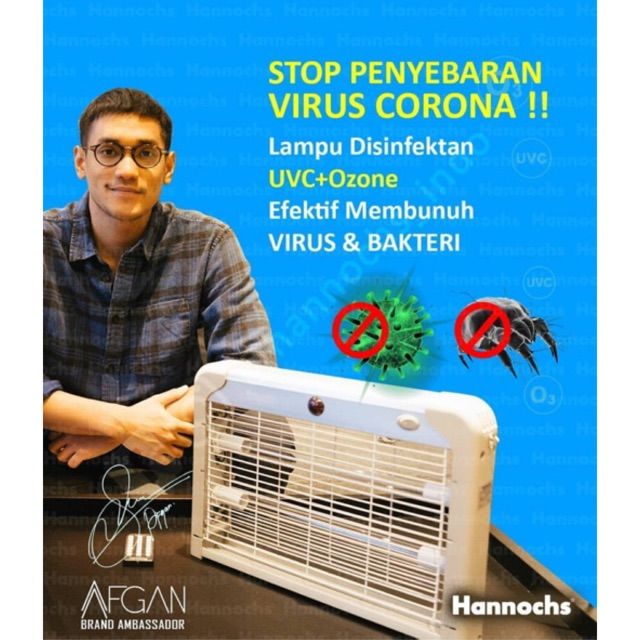 Lampu UV Hannochs - Lampu Desinfektan UVC Ozone Hannochs | Lazada Indonesia