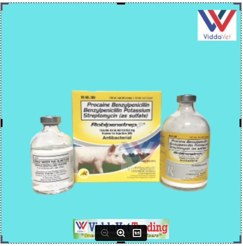 URC 50doses /100ml Robipensrep P for animals dog,cat, swine, cattle ...