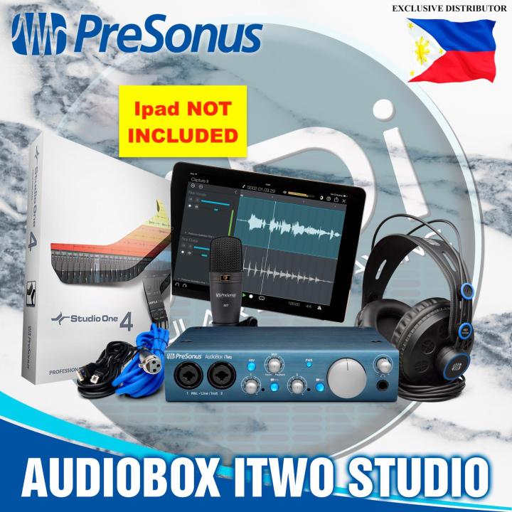 PreSonus AudioBox iTwo Studio Bundle (Blue) | Lazada PH