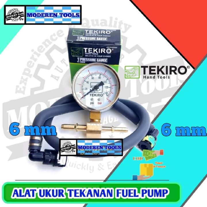 alat cek ukur pengukur tekanan pompa bensin fuel pump motor injeksi ...