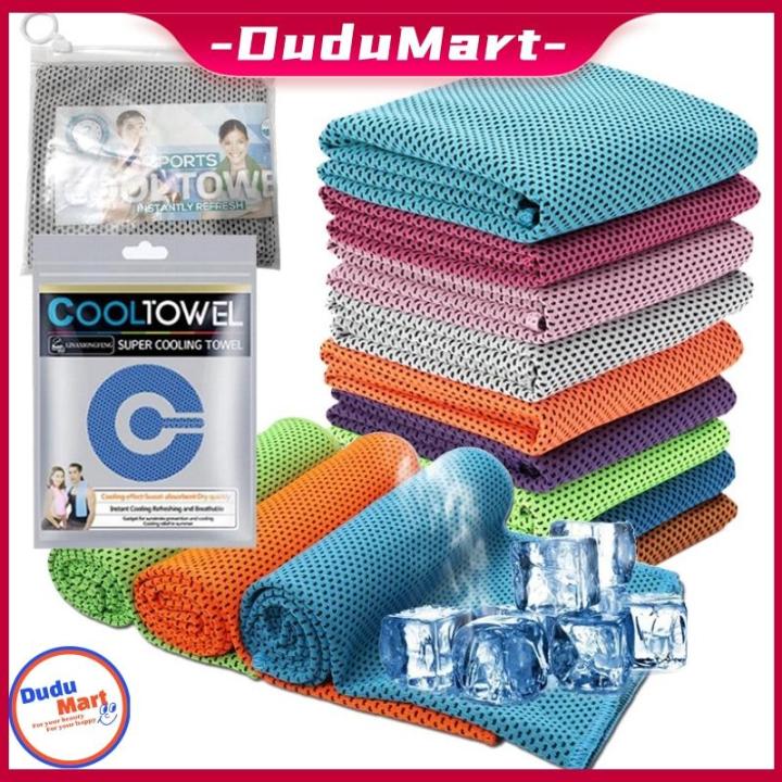 DuduMart Sport Cooling Towel Microfiber Instant Cool Ice Face Towels ...