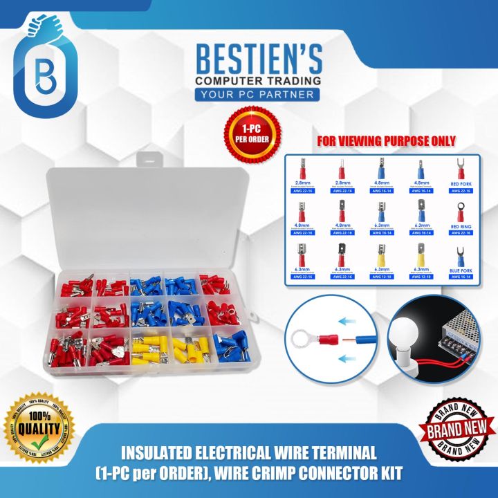 INSULATED ELECTRICAL WIRE TERMINAL (1-PC per ORDER), WIRE CRIMP ...