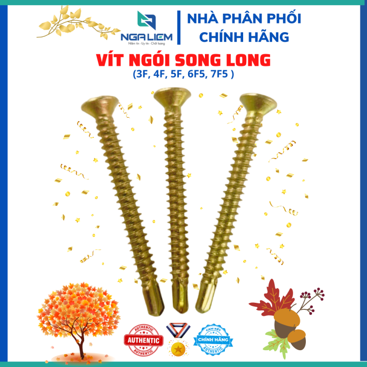 Vít Ngói Song Long 3F, 4F, 5F, 6F5, 7F5 (Chữ D loại Xịn VN) | Lazada.vn