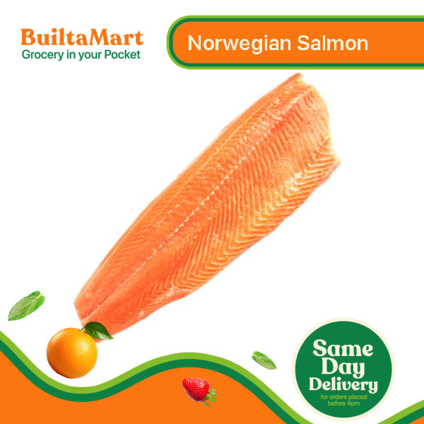 Frozen Norwegian Salmon Fillet Slab [Skin-on] (1.7-1.8kg) | Lazada PH