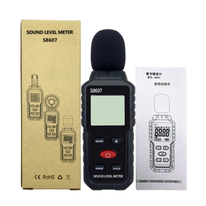 Lcd-Display Decibel Meter Sound Level Reader 30-130db Noise Meter -Test ...