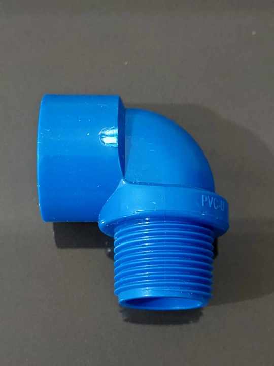 PVC BLUE FULL THREAD STRAIGHT ELBOW | INSIDE FULL THREAD COUPLING ...