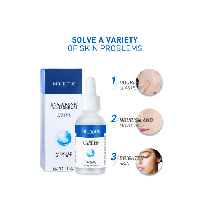 Miurous Hyaluronic Acid serum, High penetration, easy absorption ...