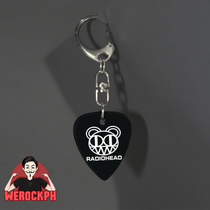 Radiohead Guitar Pick Keychain - werockph | Lazada PH