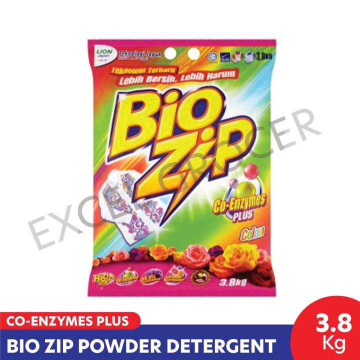 Bio Zip Colour Powder Detergent 3.8kg | Lazada