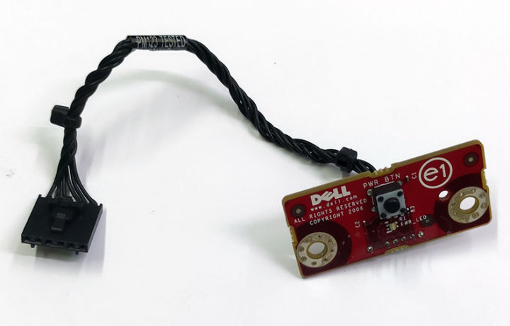 Original Dell XPS 720 PC power switch button board with cable | Lazada