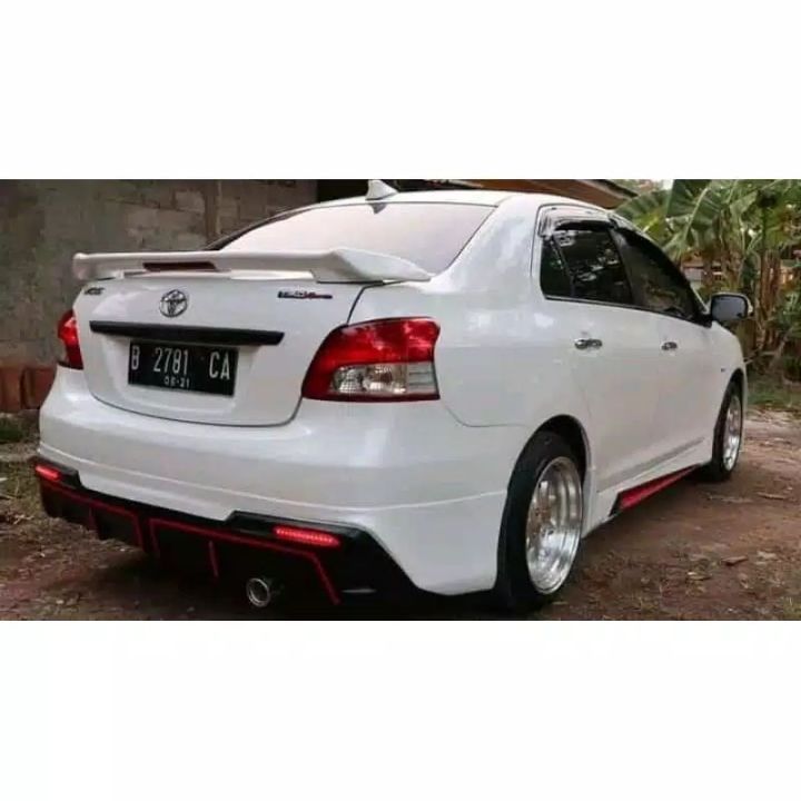 Spoiler TRD Toyota sedan Vios plus lampu | Lazada Indonesia