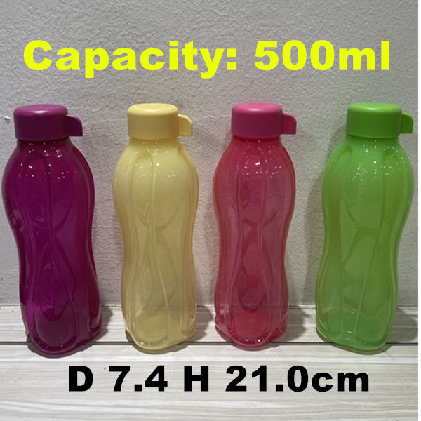 Original Tupperware Eco Bottle 500ml/ water bottle/ botol air/ botol ...
