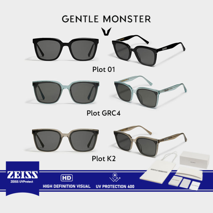 AUTHENTIC Gentle Monster ZEISS LENS PLOT 01 / GRC4 / K2 Polarized Korean Sunglasses UNISEX ...