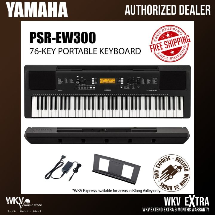Yamaha PSR-EW300 Portable Keyboard (PSREW300 / PSR EW300) | Lazada