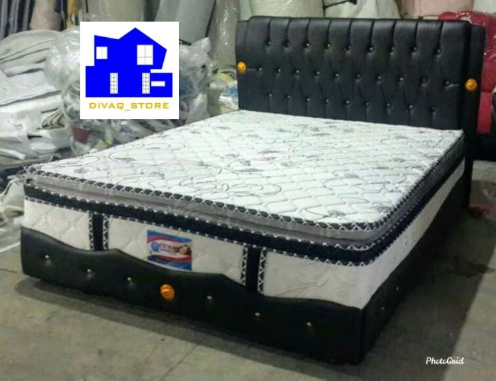 Springbed Boxy Black White Khusus Wilayah Surabaya Sidoarjo Sekitar