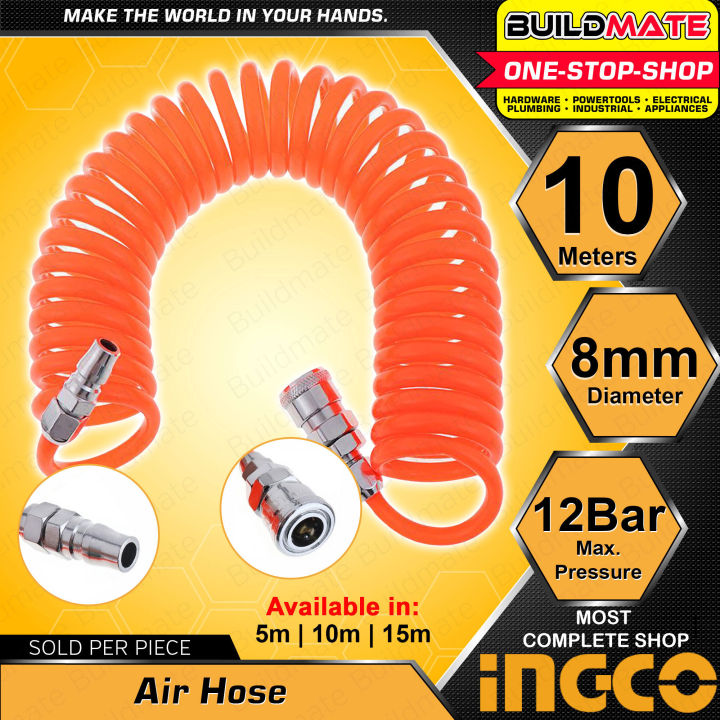 BUILDMATE Ingco Air Hose 5m | 10m | 15m SOLD PER PIECE - IHT | Lazada PH
