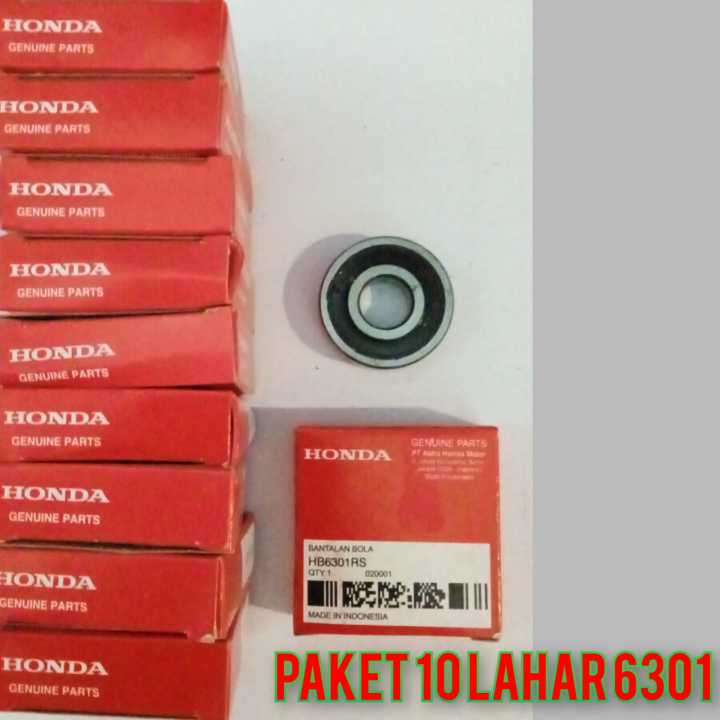 Bearing / laher honda 6301 isi 10 ( sepuluh ) . Bearing 6301 RS Laher ...