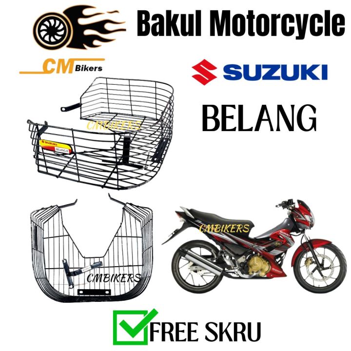Ready Stocks Motor Scooter Motor Raga/Bakul CJM Besi Suzuki Belang ...