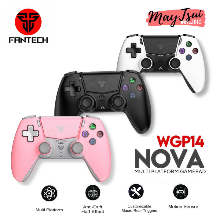 FANTECH WGP14 NOVA Multi Platform Hall Effect Gamepad, Bluetooth ...