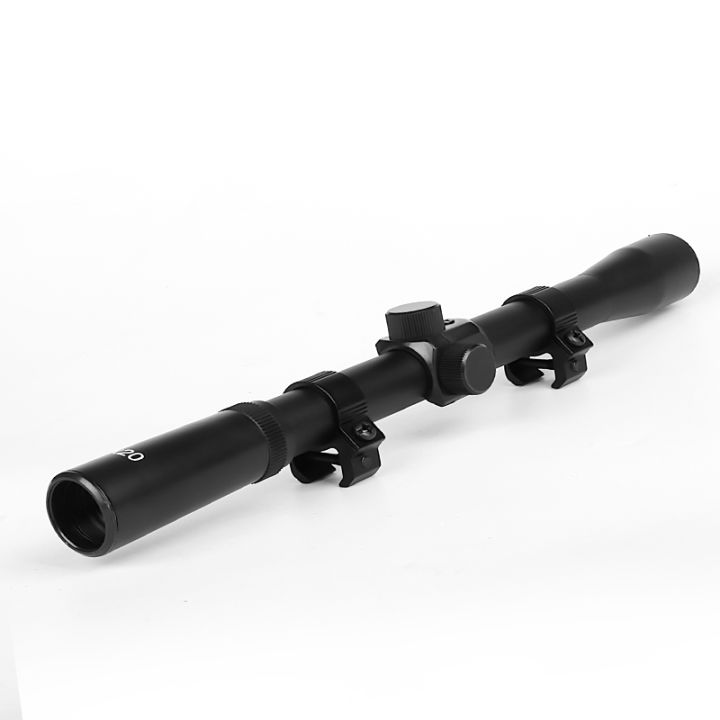 Original 4x20 Scope With crosshairs For 20mm Bracket Mount Holder ...