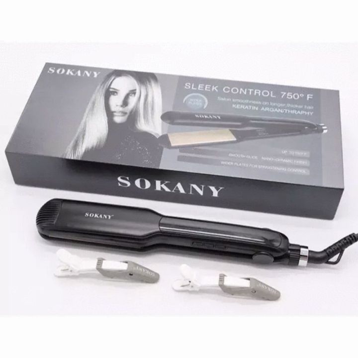 ของแท้💯 Sokany HS-059 รุ่นใหม่ปี 2024‼️ เครื่องหนีบผม เครื่องหนีบผมตรง ม้วนผม Sokany 059 เครื่อง ...