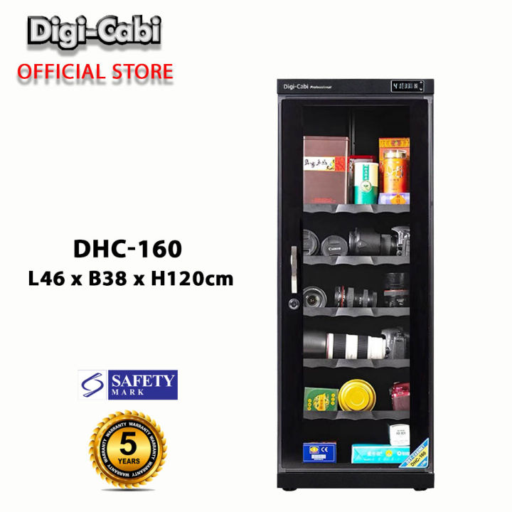 Digi-Cabi Dry Cabinet DHC-160 160L 5 Years Warranty | Lazada Singapore