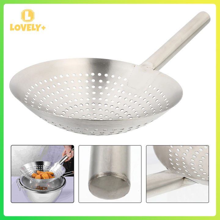Kitchen Frying 304 Stainless Steel Fried Colander Oil Leakage Net ...