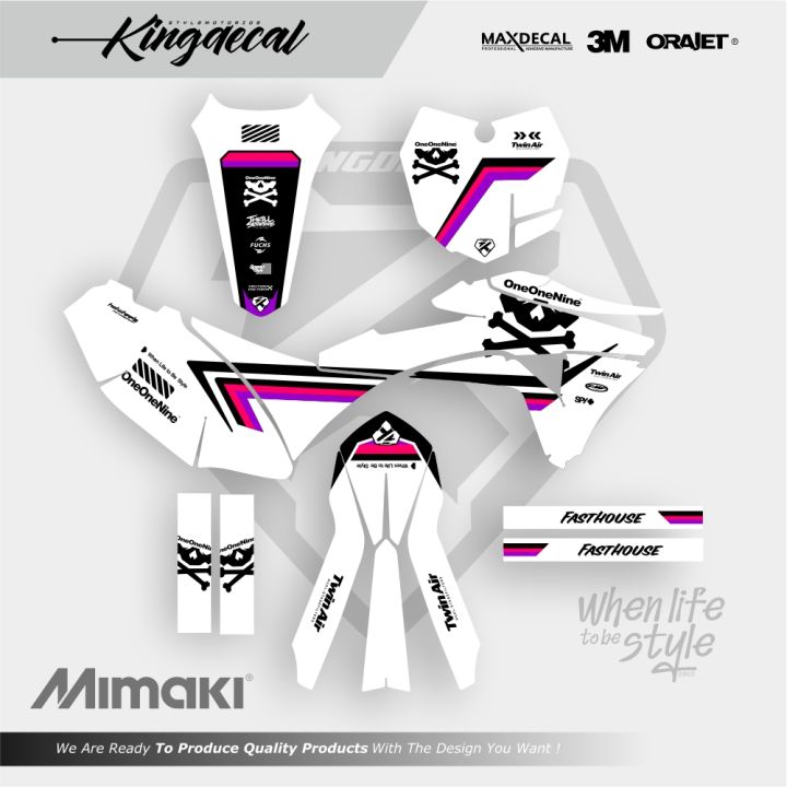 Decal klx gordon full body / stiker gordon / decal full body bisa ...