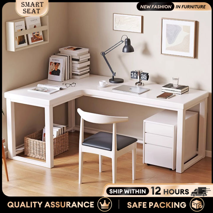 L Shape Table Left/Right Corner Modern Home Computer Table Gaming Table ...