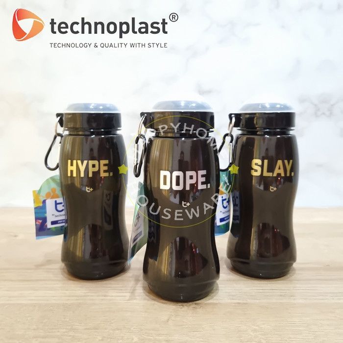 TECHNOPLAST Dope Slay Hype Bottle Sport 700ml | Botol Minum Carabiner ...