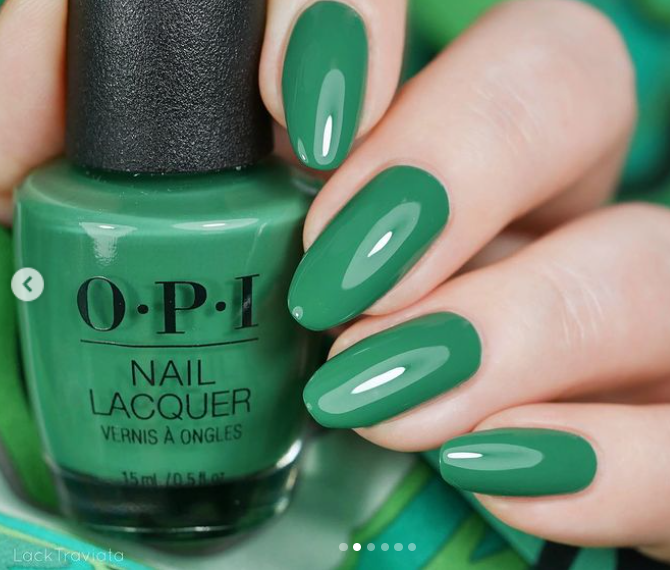 พร้อมส่ง OPI สี Rated Pea-G เขียว dusty jade ออกเขียวหยกแต่เป็นเขียวหยก ...