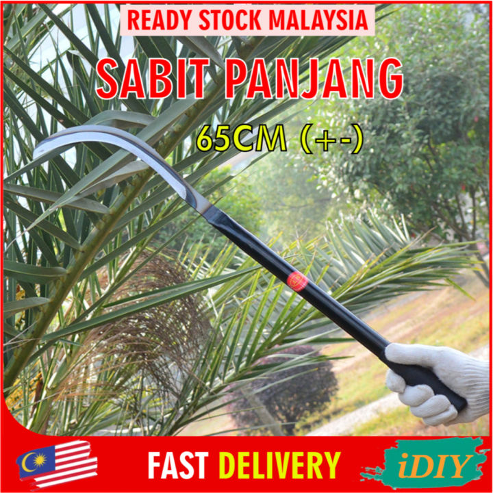 【Hot sales】Sabit Rumput Sabit Panjang Tebas Runput Heavy Duty Fruit ...